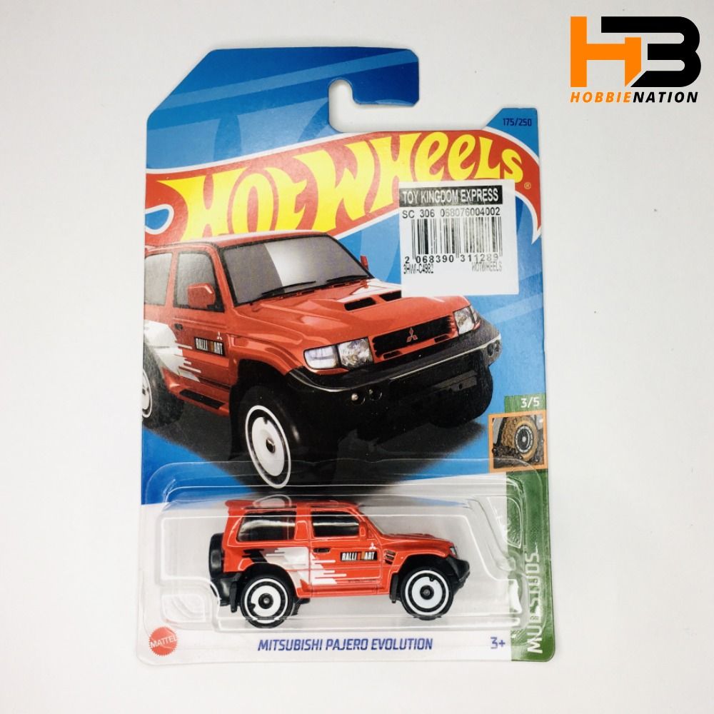 Hot Wheels Mitsubishi Pajero Evolution | Toy Car | Diecast | Hobbie ...