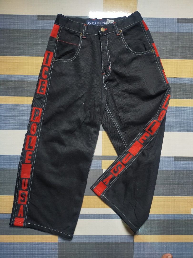 Ice Pole Baggy Pants, Men's Fashion, Bottoms, Jeans on Carousell