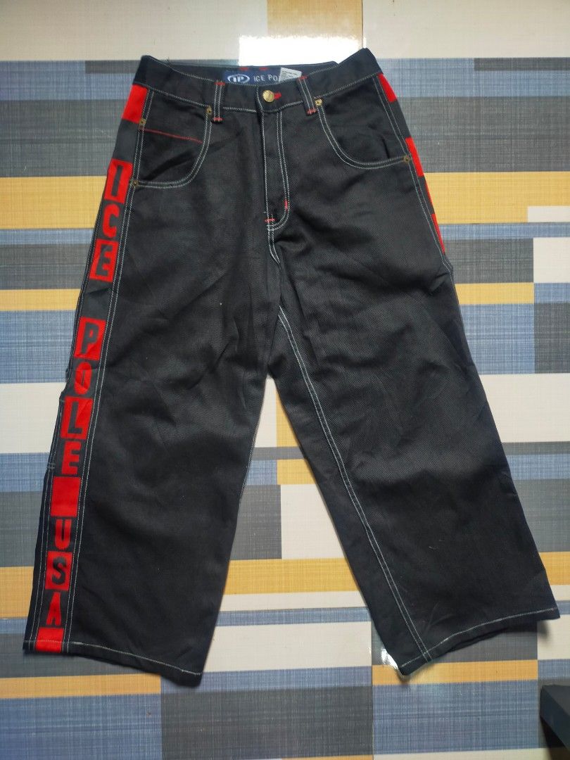 Ice Pole Baggy Pants, Men's Fashion, Bottoms, Jeans on Carousell