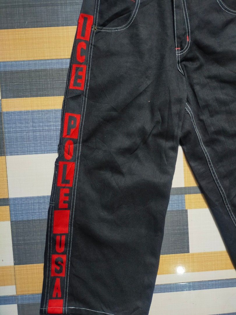Ice Pole Baggy Pants, Men's Fashion, Bottoms, Jeans on Carousell