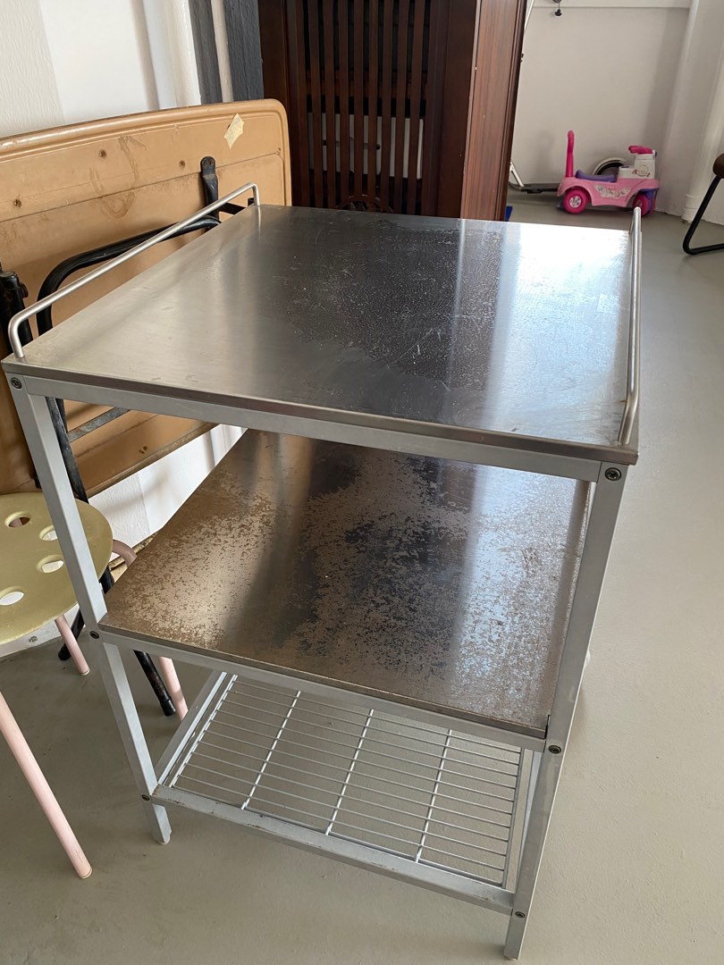 IKEA Rack / Kitchen island, Furniture & Home Living, Kitchenware ...