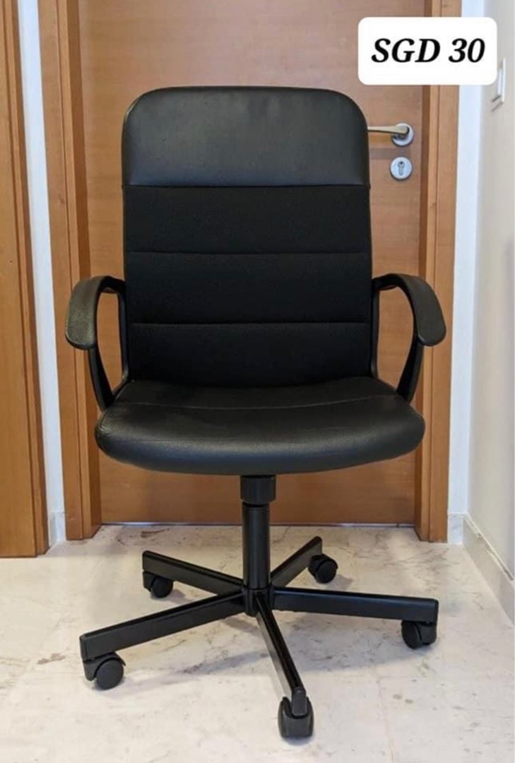 IKEA Renberget Home Office Swivel Chair, Furniture & Home Living ...
