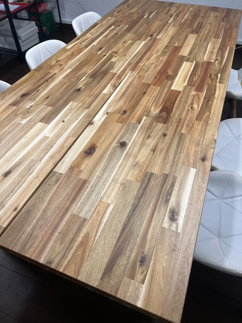 Ikea Solid Wood Dining Table/ Meeting Table, Furniture & Home Living ...