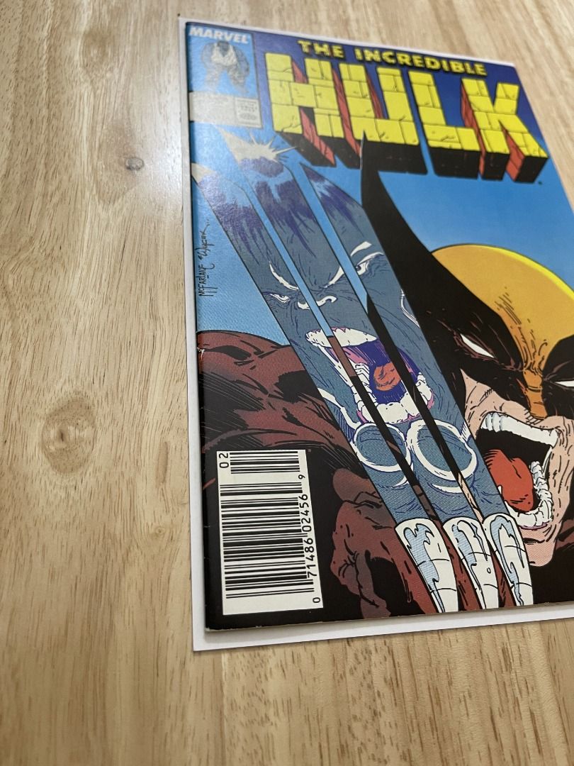 Incredible Hulk #340, Newsstand! (1988) Iconic Cover art by Todd ...