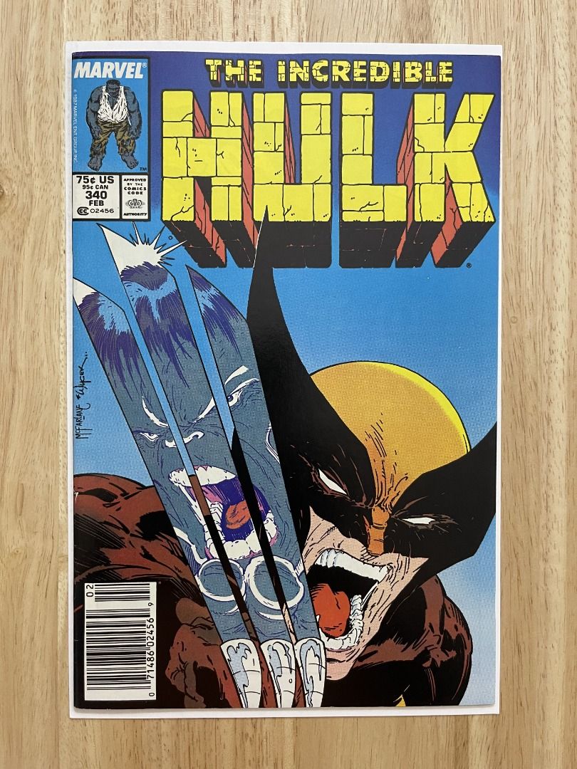 Incredible Hulk #340, Newsstand! (1988) Iconic Cover art by Todd ...