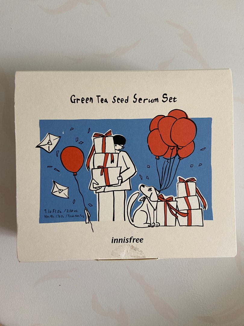 Innis Free Green Tea Serum Set, Beauty & Personal Care, Face, Face Care ...