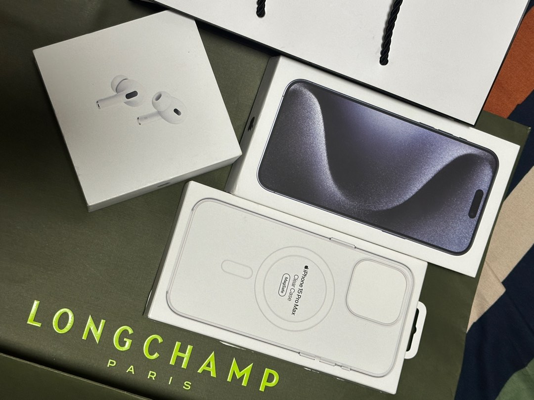 Iphone 15 Pro Max 256GB Blue Titanium SG variant, Mobile Phones ...