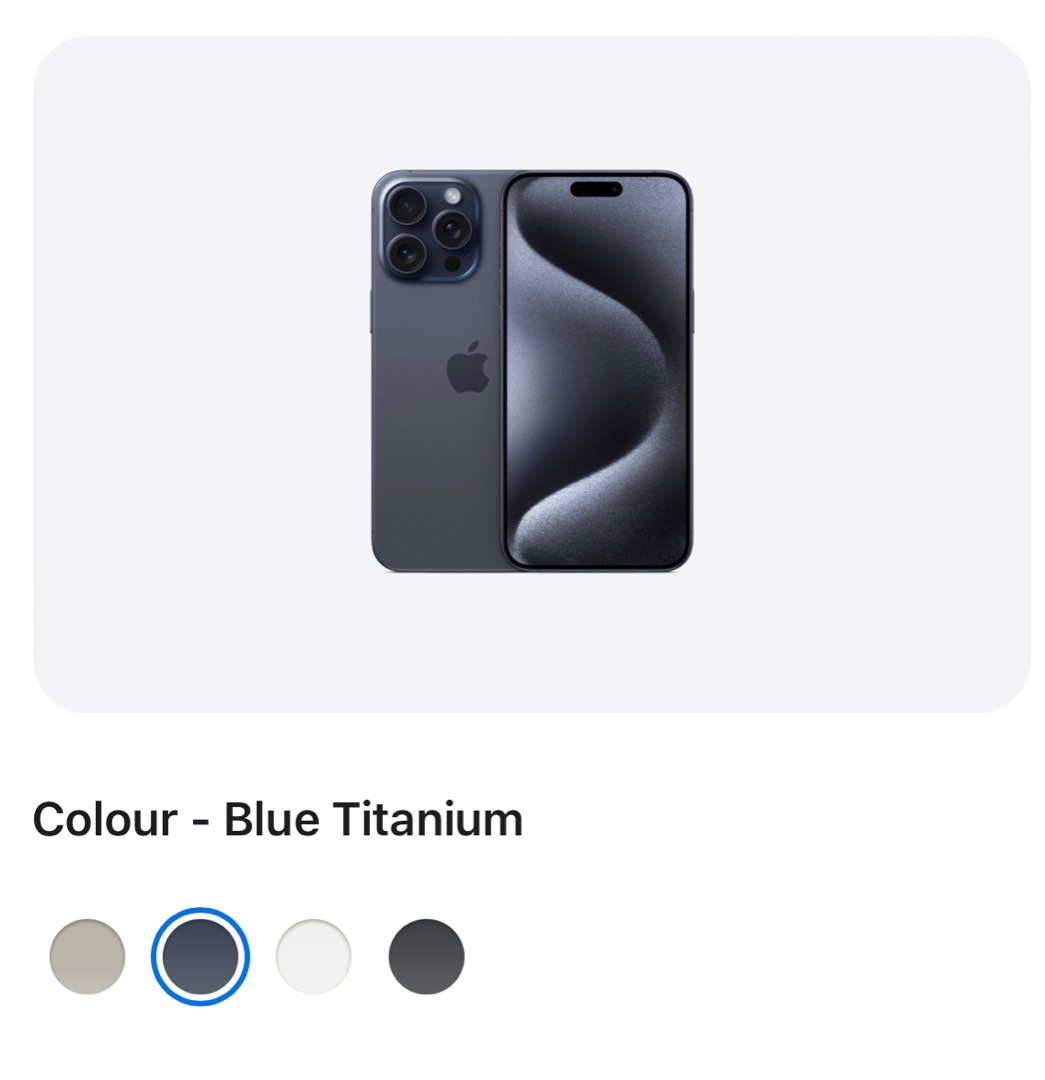 iPhone 15 Pro Max 256GB Blue Titanium, Mobile Phones & Gadgets, Mobile ...