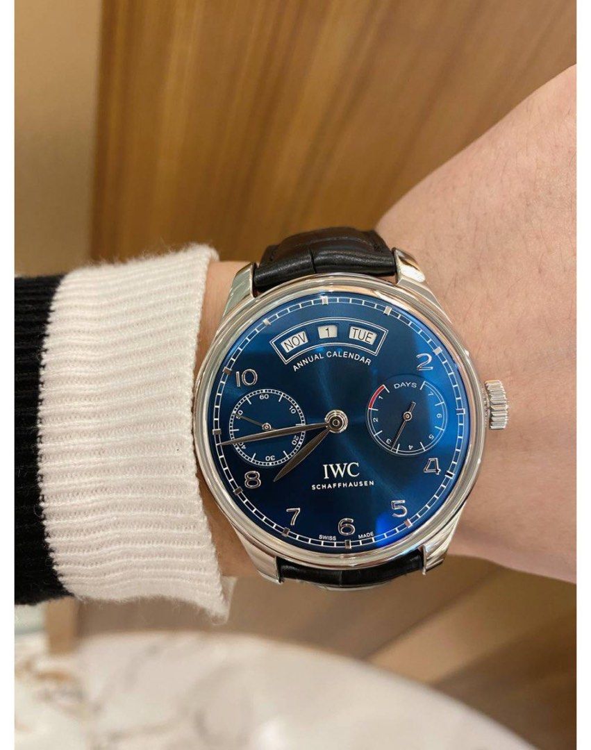 IWC PORTUGIESER ANNUAL CALENDAR REF IW503502 44MM AUTOMATIC YEAR 2021 ...