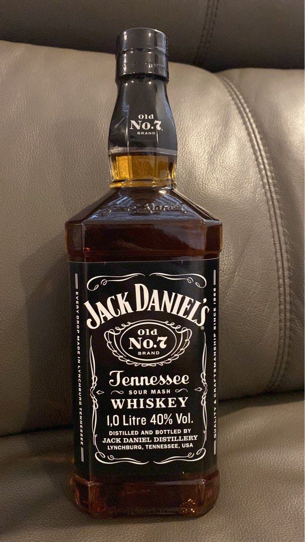 Jack Daniel JD 1L selling cheap x 2 bottles!, Food & Drinks, Alcoholic ...
