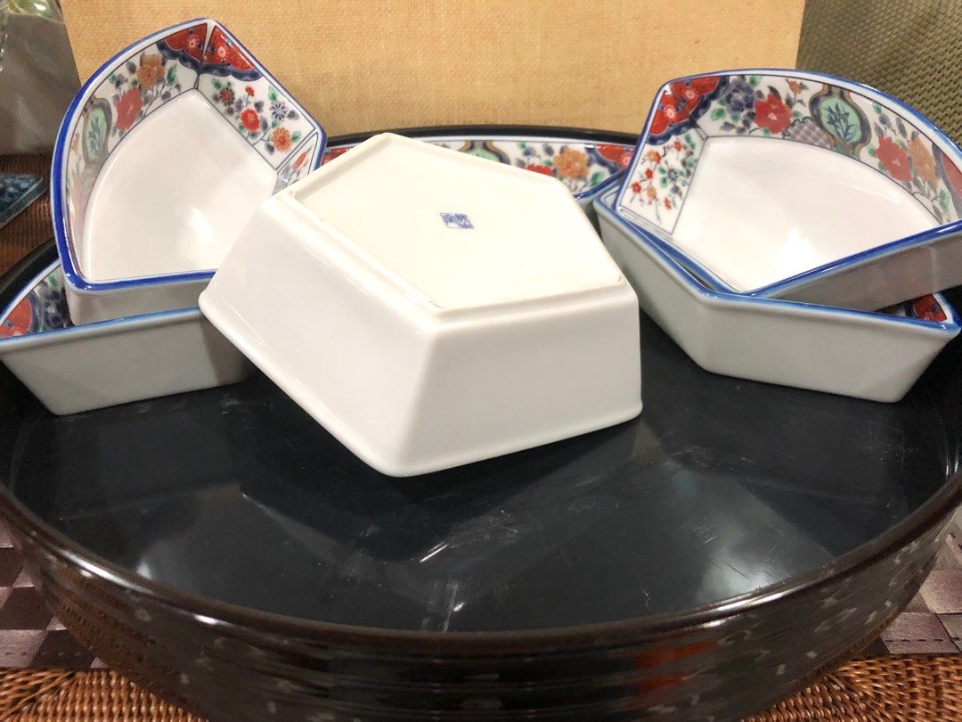 Japanese rotating hors d’oeuvre porcelain pottery, Furniture & Home ...