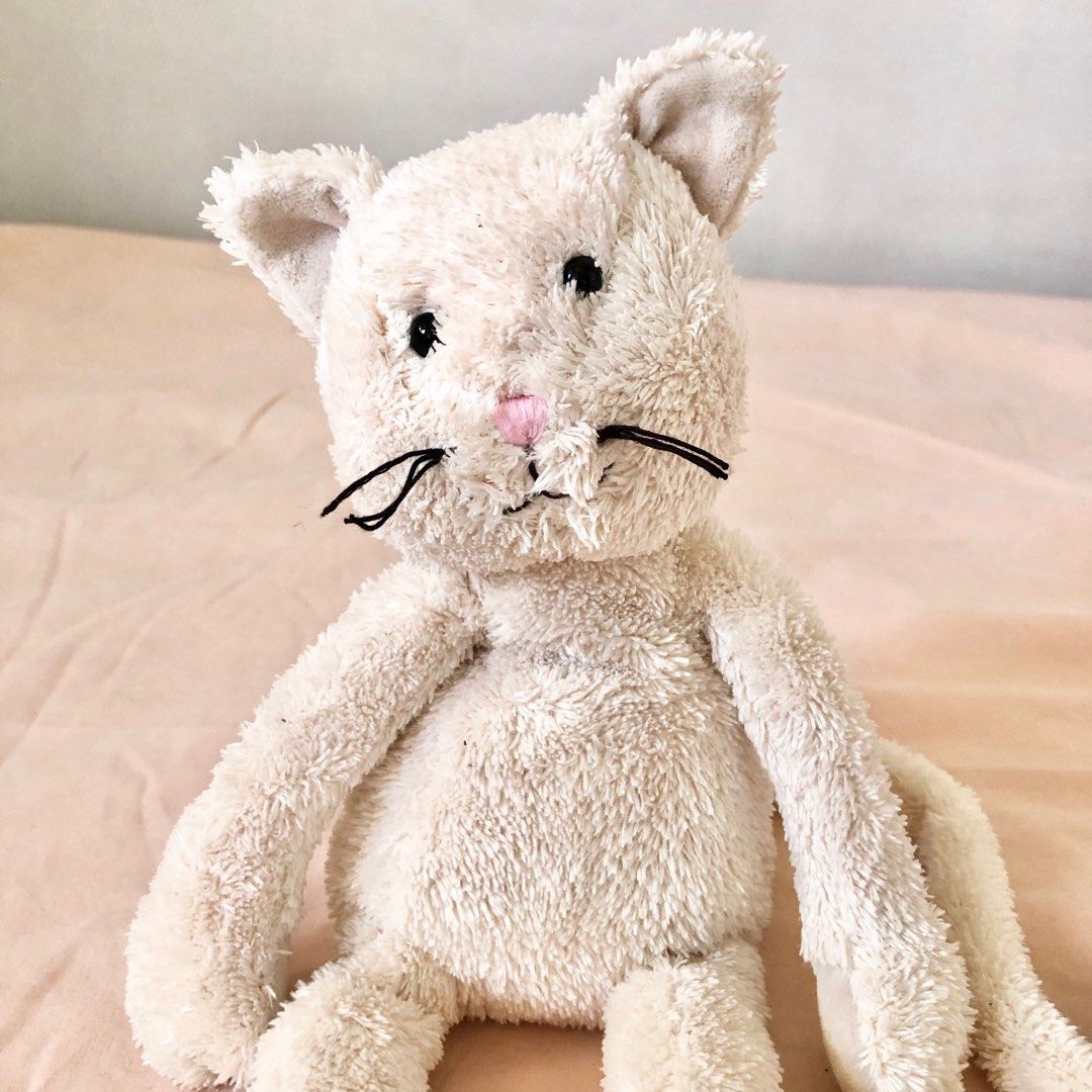 Jellycat slackajack kitten, Hobbies & Toys, Toys & Games on Carousell