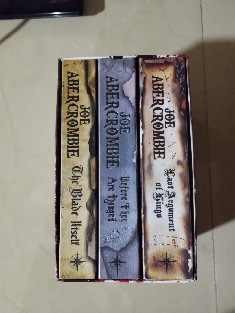 Joe Abercrombie - The First Law Trilogy (boxed set), Hobbies & Toys ...