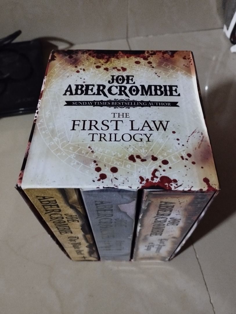 Joe Abercrombie - The First Law Trilogy (boxed set), Hobbies & Toys ...