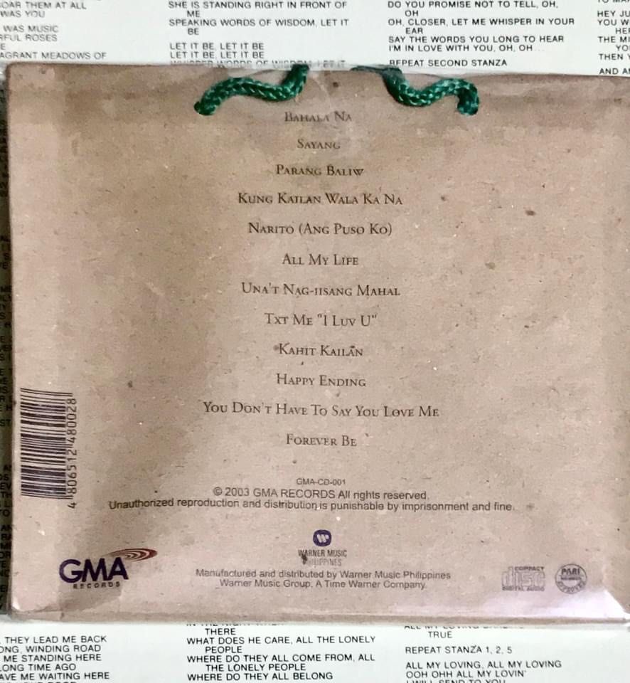 JOLINA MAGDANGAL- FOREVER CD OPM CD, Hobbies & Toys, Music & Media, CDs ...