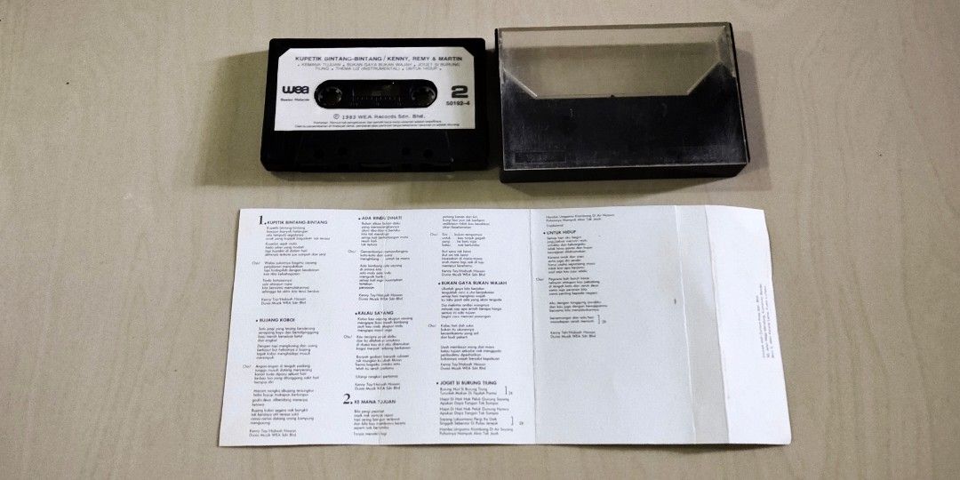 Kaset Kenny, Remy Martin - Ku Petik Bintang-bintang., Hobbies & Toys ... Kaset Kenny, Remy Martin - Ku Petik Bintang-bintang., Hobbies & Toys ...