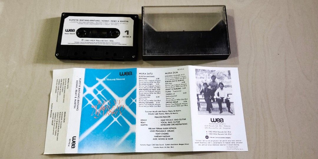 Kaset Kenny, Remy Martin - Ku Petik Bintang-bintang., Hobbies & Toys ... Kaset Kenny, Remy Martin - Ku Petik Bintang-bintang., Hobbies & Toys ...