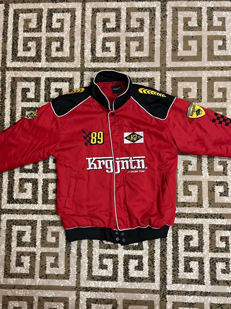 KrgJntn Racing Team Jacket, Men's Fashion, Coats, Jackets and Outerwear ...