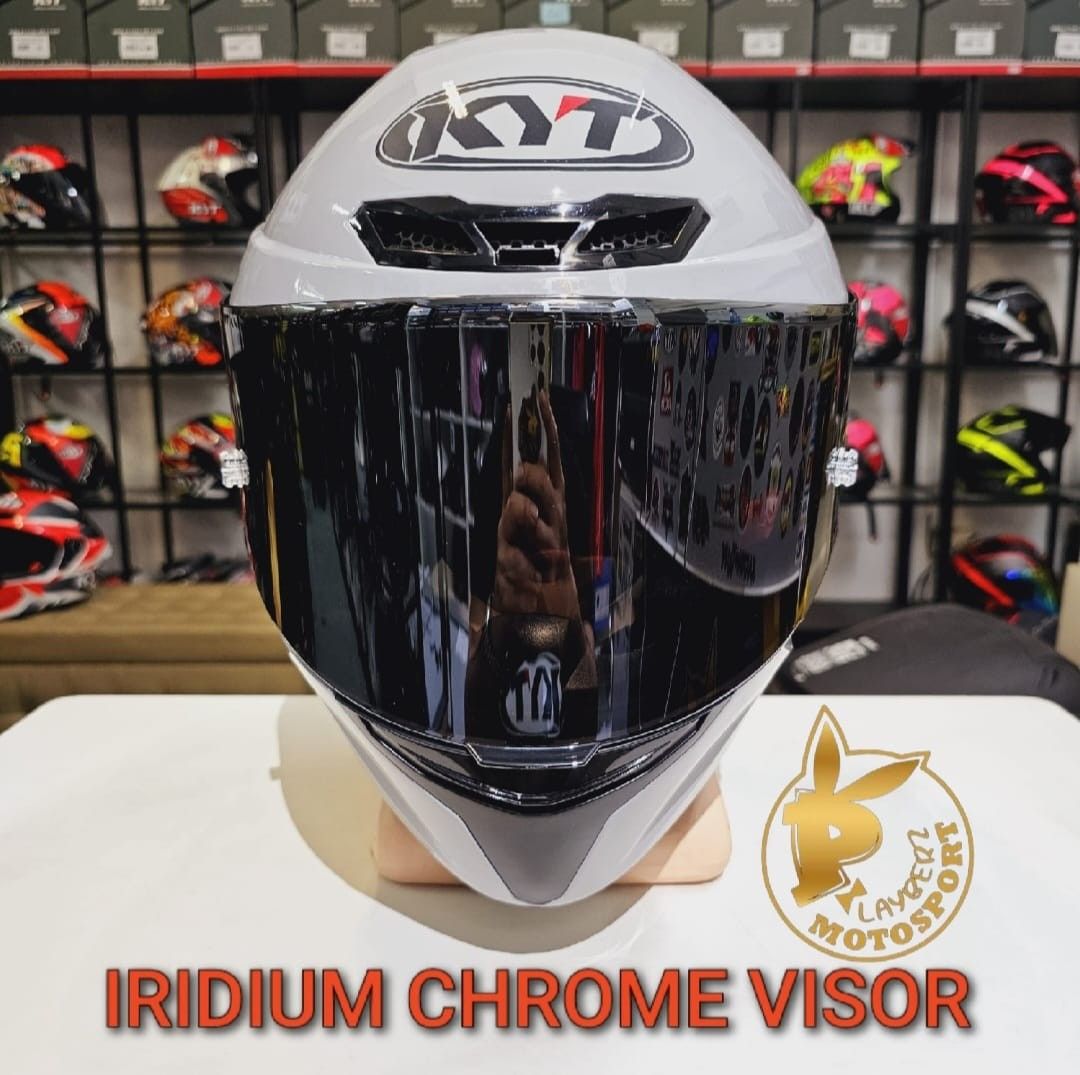 KYT TT-COURSE VISORS, Motorcycles, Motorcycle Accessories on Carousell