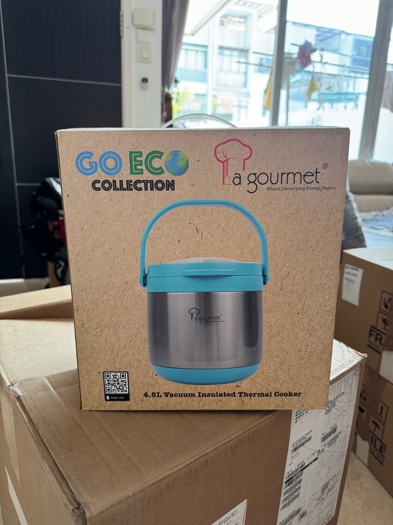 La gourmet 4.5L vacuum insulated thermal cooker, Furniture & Home ...