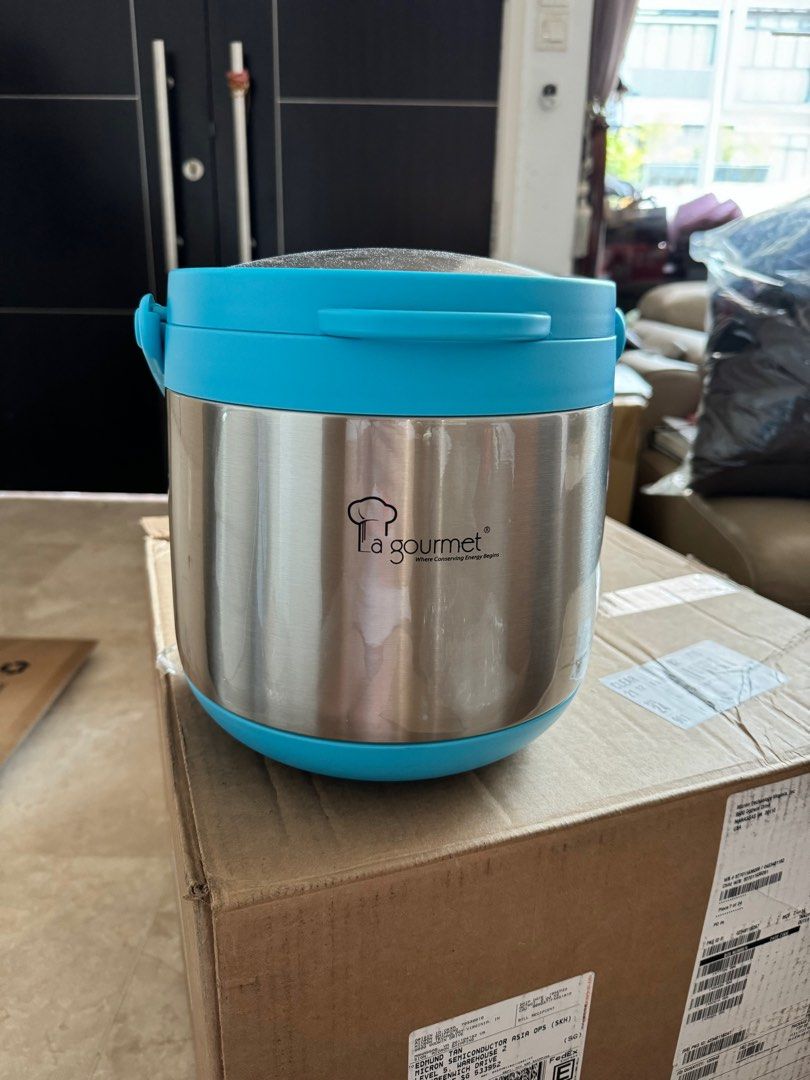 La gourmet 4.5L vacuum insulated thermal cooker, Furniture & Home ...