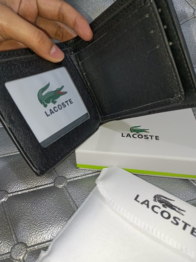Lacoste wallet brandnew, Men's Fashion, Watches & Accessories, Wallets ...
