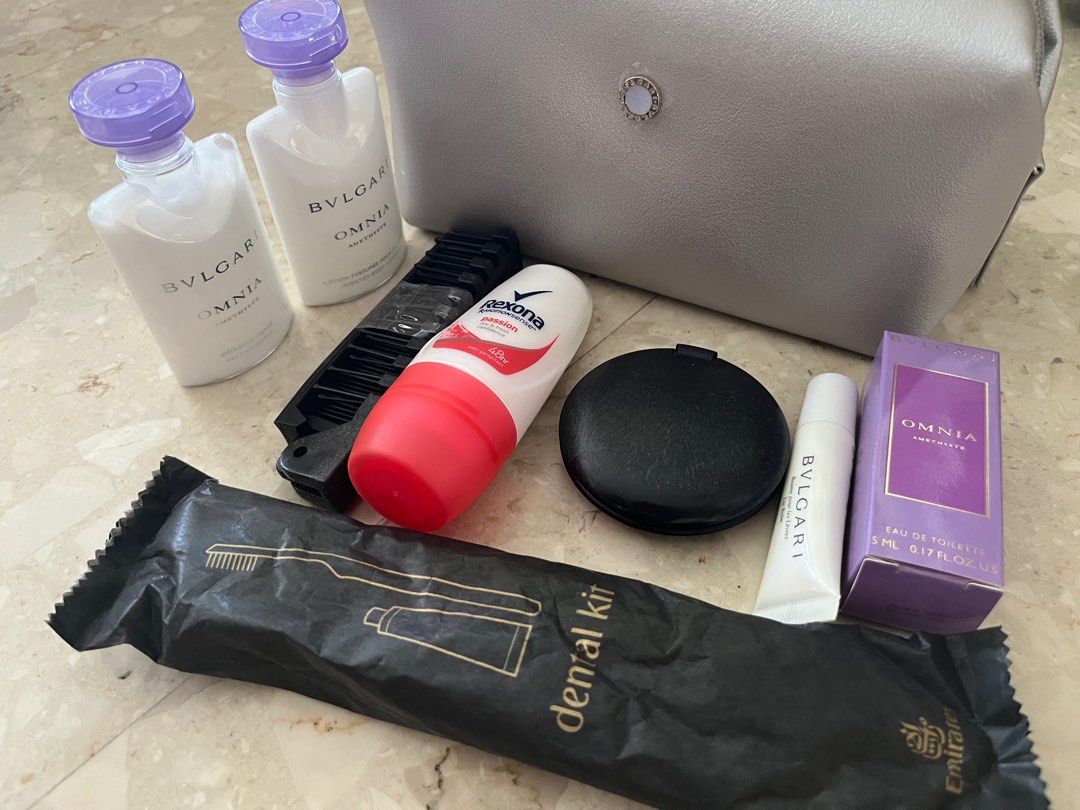 Lady Amenities Kit (Emirates), Hobbies & Toys, Travel, Travel ...