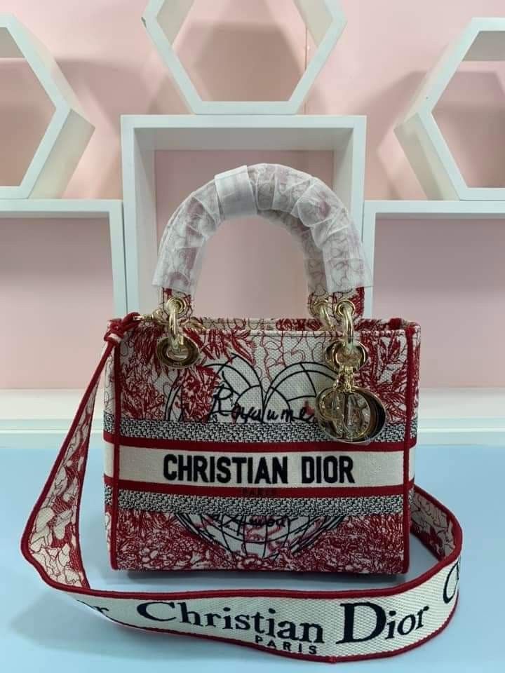 Lady Dior multicolor (23cm), Luxury, Bags & Wallets on Carousell