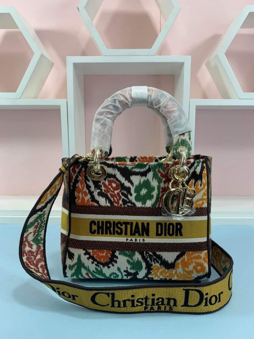 Lady Dior multicolor (23cm), Luxury, Bags & Wallets on Carousell