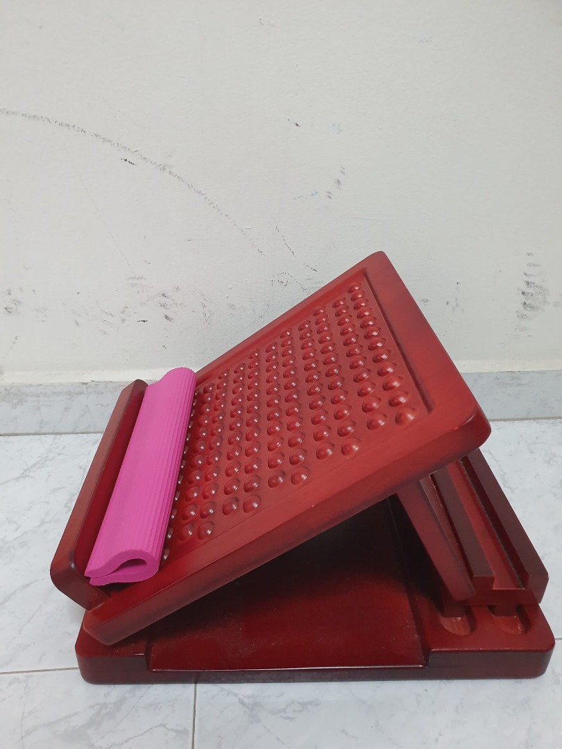 Lajin solid wood folding foot stretch board - Adjustable height ...