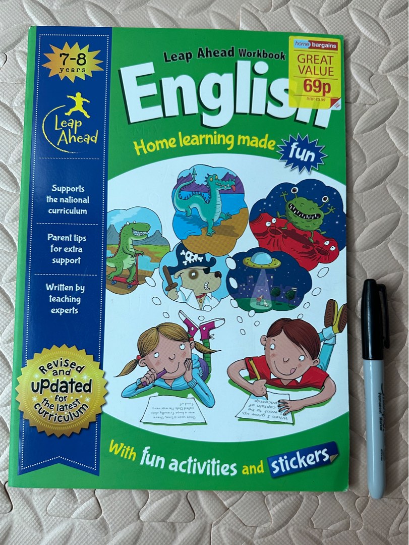 Leap Ahead Workbook English 7-8years old, Hobbies & Toys, Books & Magazines, Children's Books on ...