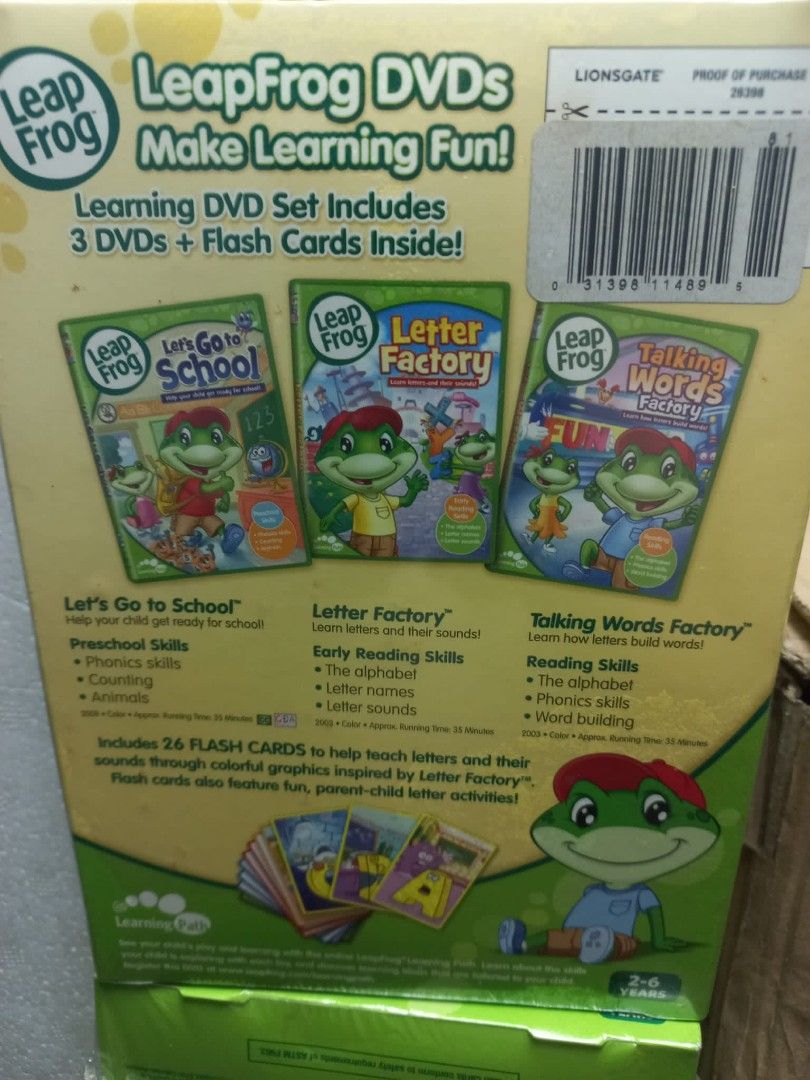 Leap frog dvd set, Hobbies & Toys, Books & Magazines, Children's Books ...