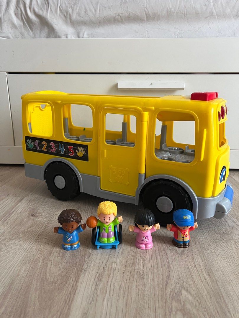 Fisher-price Little People Big Yellow Bus, Hobbies & Toys, Toys & Games ...