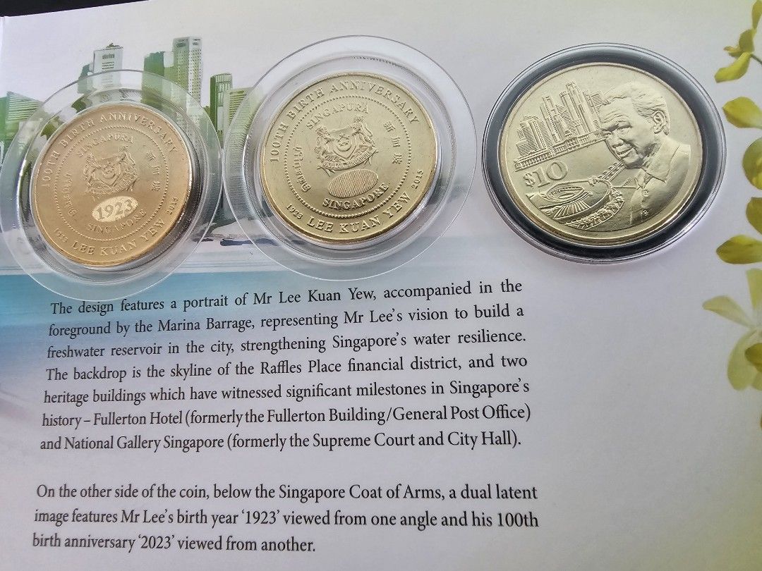 LKY Coin Lee Kuan Yew 100th Birth Anniv Commemorarive Coin LKY100 ...