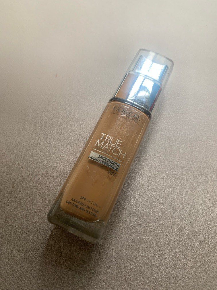 LOREAL TRUE MATCH FOUNDATION w/ SPF 16 (shade N7), Beauty & Personal ...