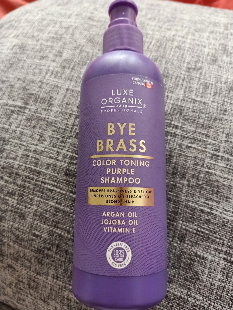 Luxe Organix Purple Shampoo, Beauty & Personal Care, Hair on Carousell