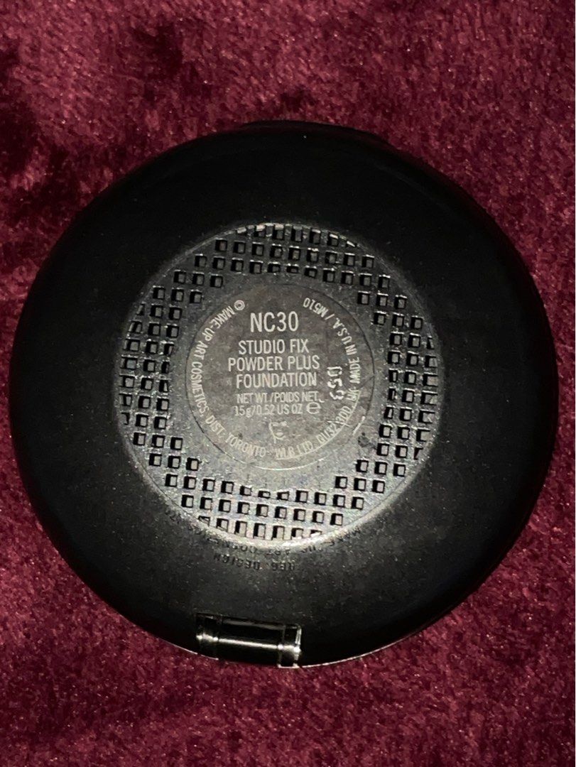 mac fix studio fix powder plus foundation shade NC30, Beauty & Personal ...