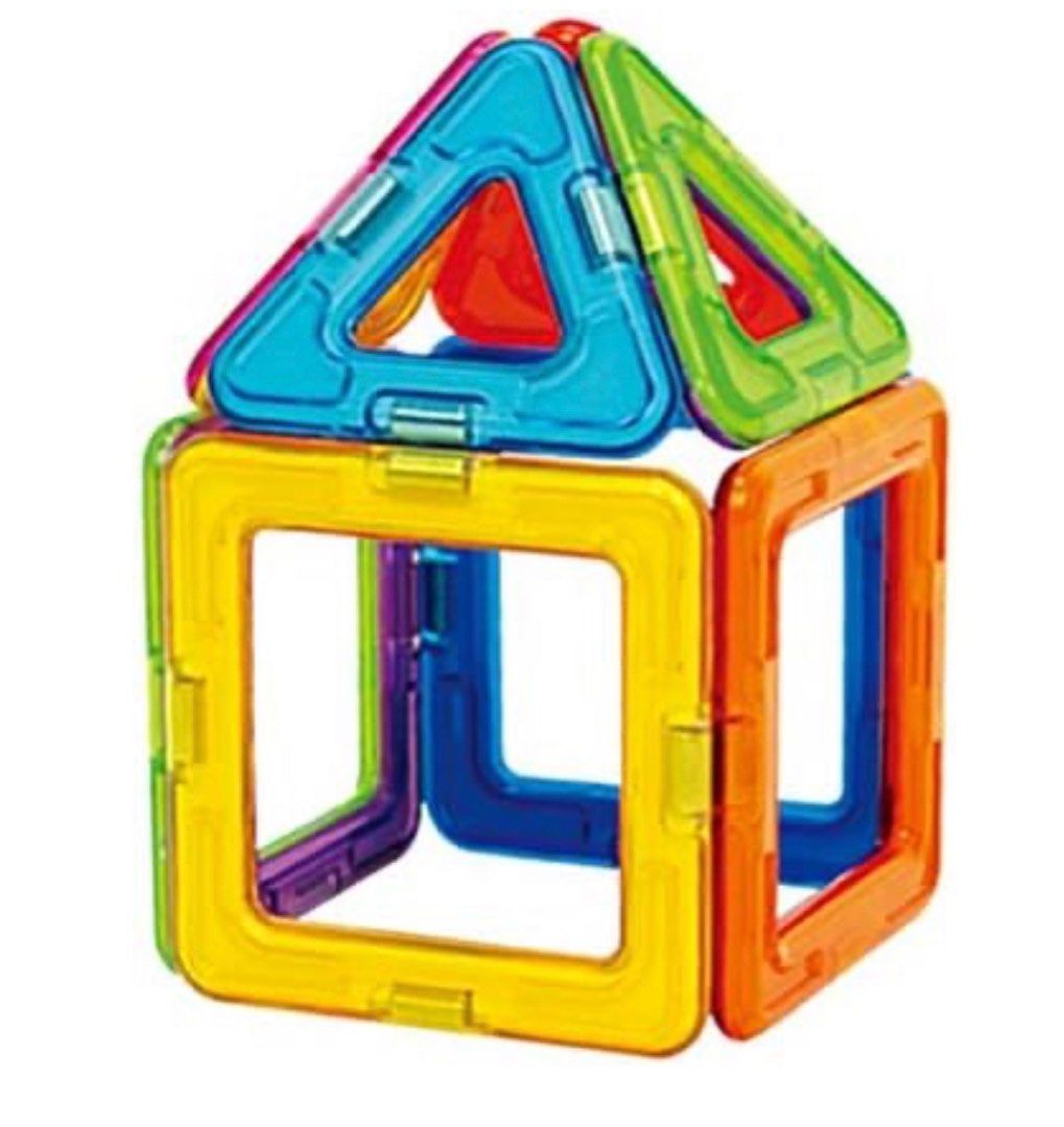 Magformers 14-Piece Magnetic Building Set., Hobbies & Toys, Toys ...