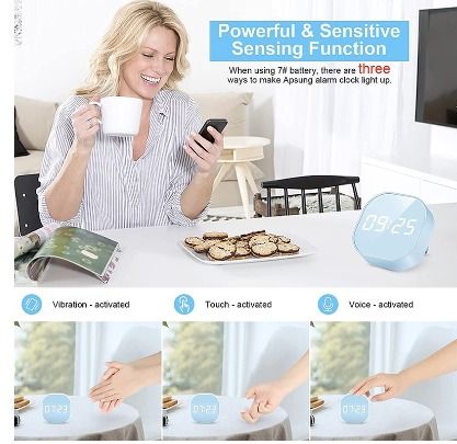 Magnetic Fridge Clock Digital Magnet clock Countdown Kitchen Timer ...