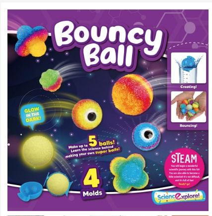 Make Your Own DIY Bouncy Ball Craft Kit Children STEM DIY Birthday Party Gifts Goodies Bag Kids ...