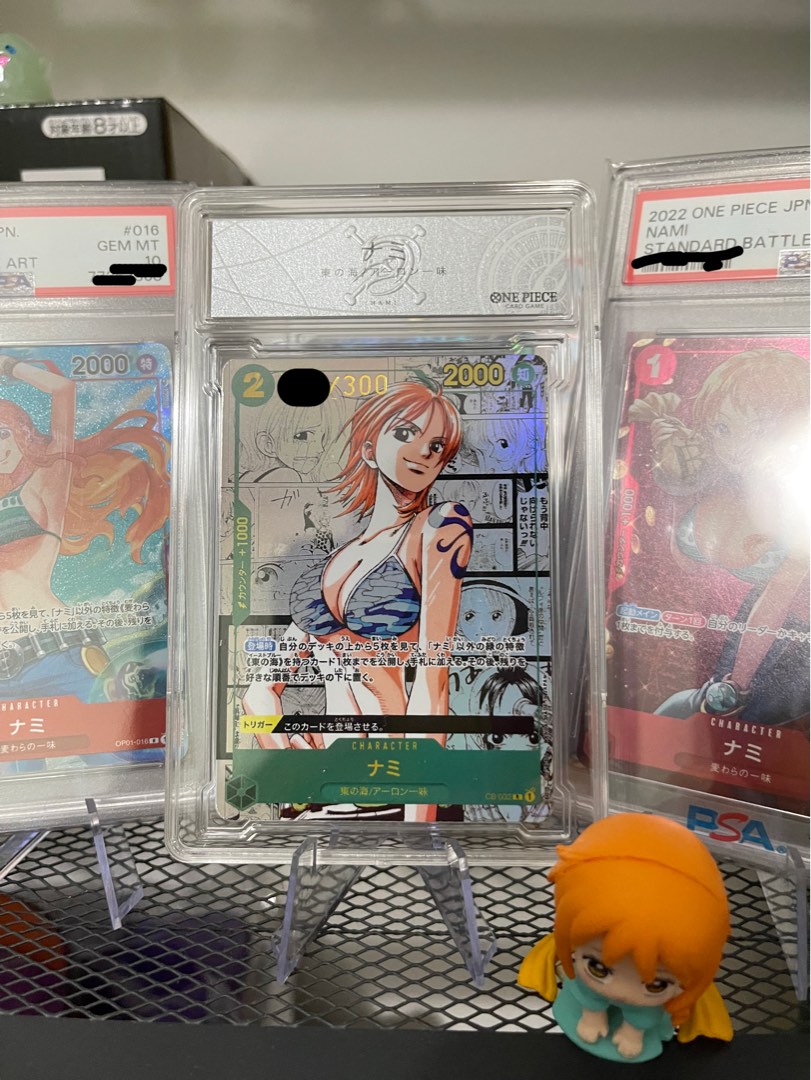 Manga Nami - custom one piece tcg card, Hobbies & Toys, Toys & Games on Carousell