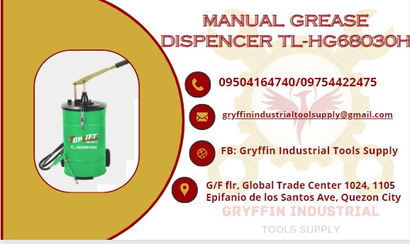 MANUAL GREASE DISPENCER TL-HG68030H, Commercial & Industrial ...