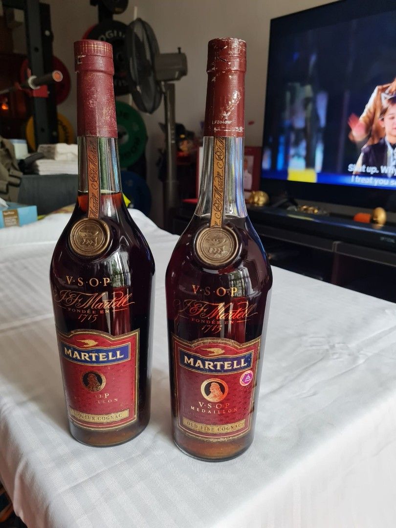 MARTELL VSOP 1L x2, Food & Drinks, Alcoholic Beverages on Carousell