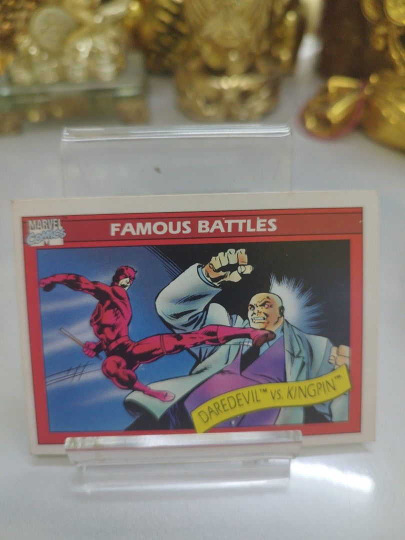 marvel comics famous battles daredevil vs kingpin Collectible trading ...