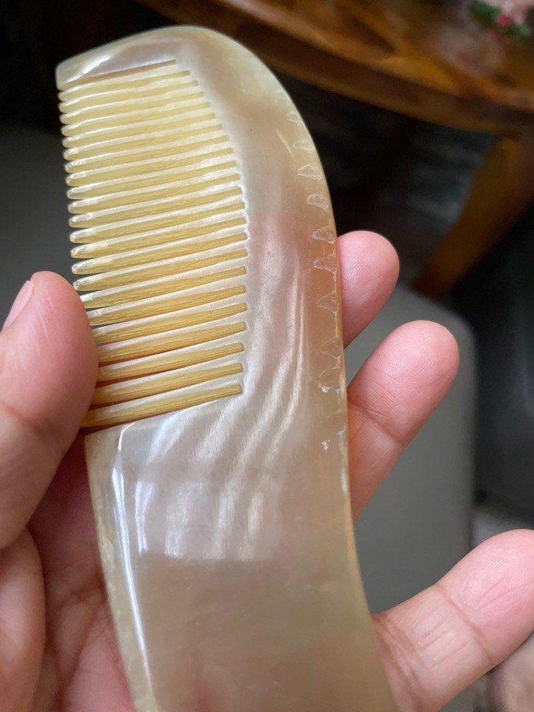 Handmade massage comb Natural Anti Static Buffalo Horn..., Women's ...