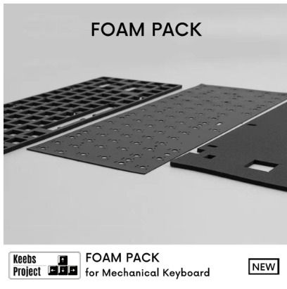 Mechanical Keyboard Poron Foams Packs | Poron plate foam | IXPE switch ...