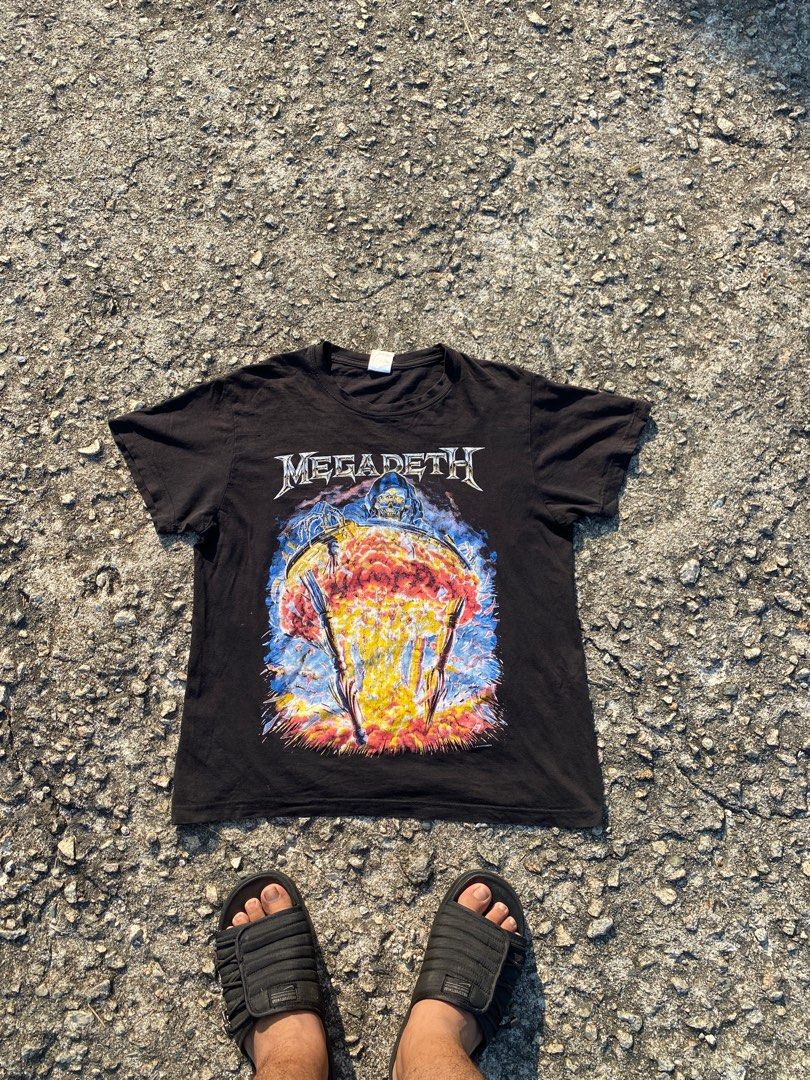 Megadeth, Men's Fashion, Tops & Sets, Tshirts & Polo Shirts on Carousell