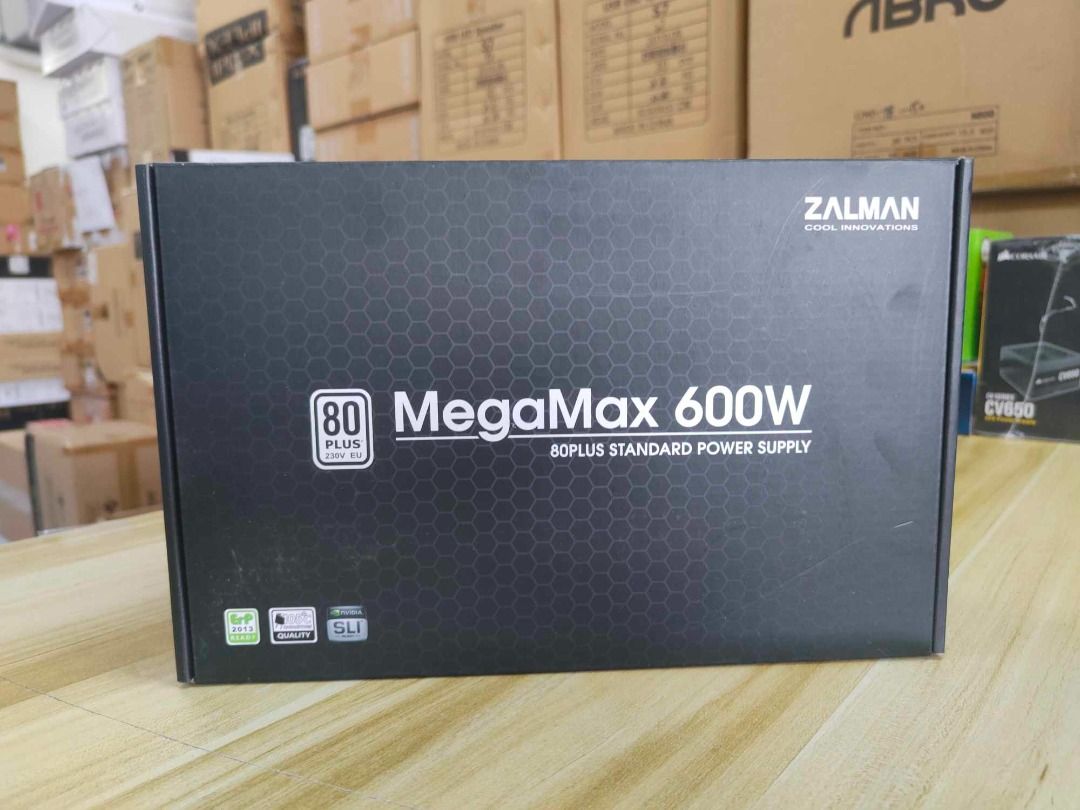 MEGAMAX Model: MegaMax [600W] ZM600-TXII 80PLUS STANDARD Power Supply ...
