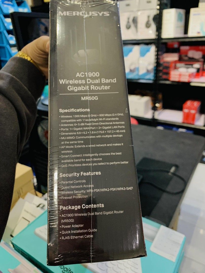 Mercusys MR50G AC1900 Wireless WiFi Dual Band Gigabit Router, Computers ...