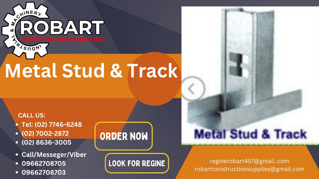 Metal Stud & Track, Commercial & Industrial, Construction Tools ...